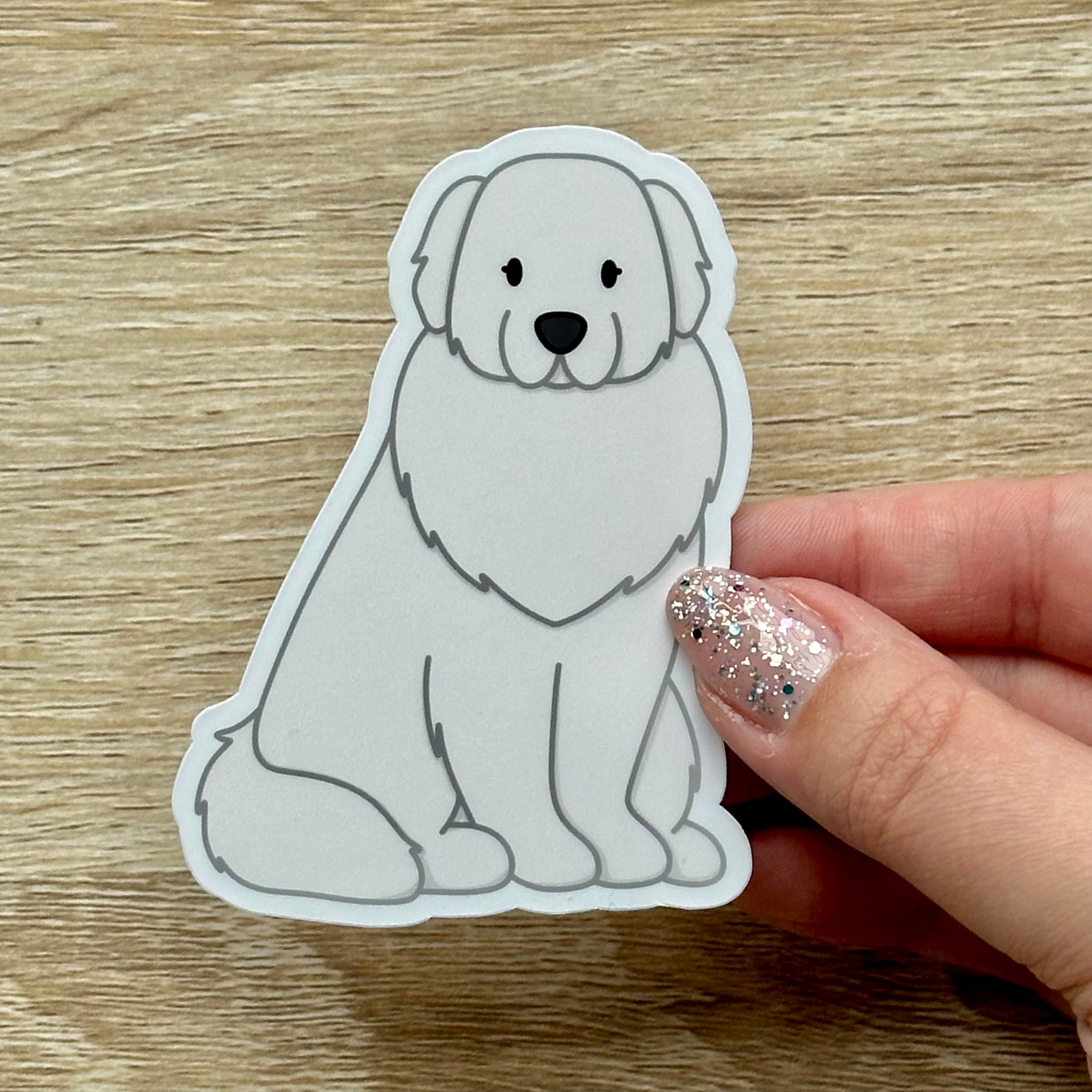 Great Pyrenees Sticker – LaRynn Sticker Co.