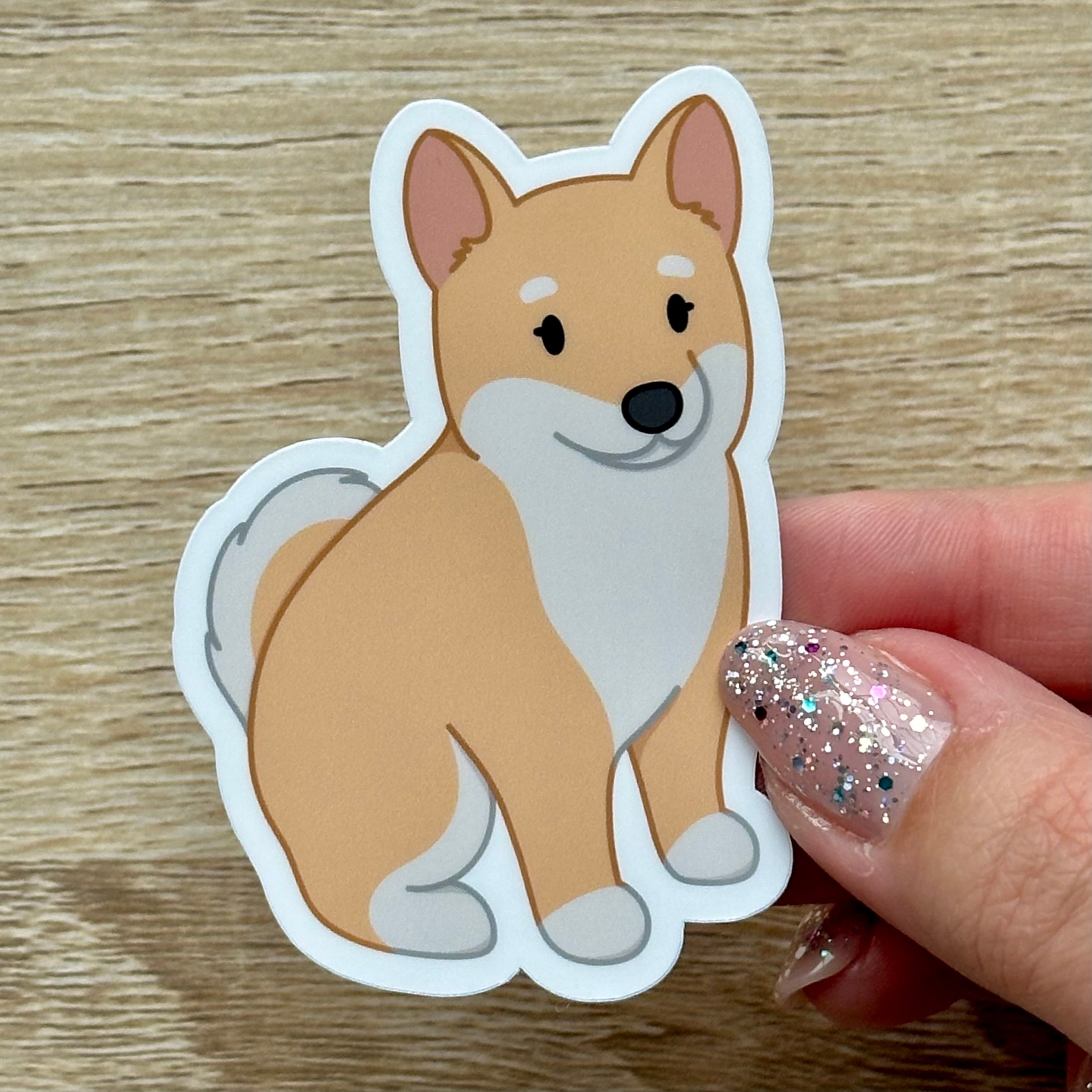 Shiba Inu Sticker – LaRynn Sticker Co.