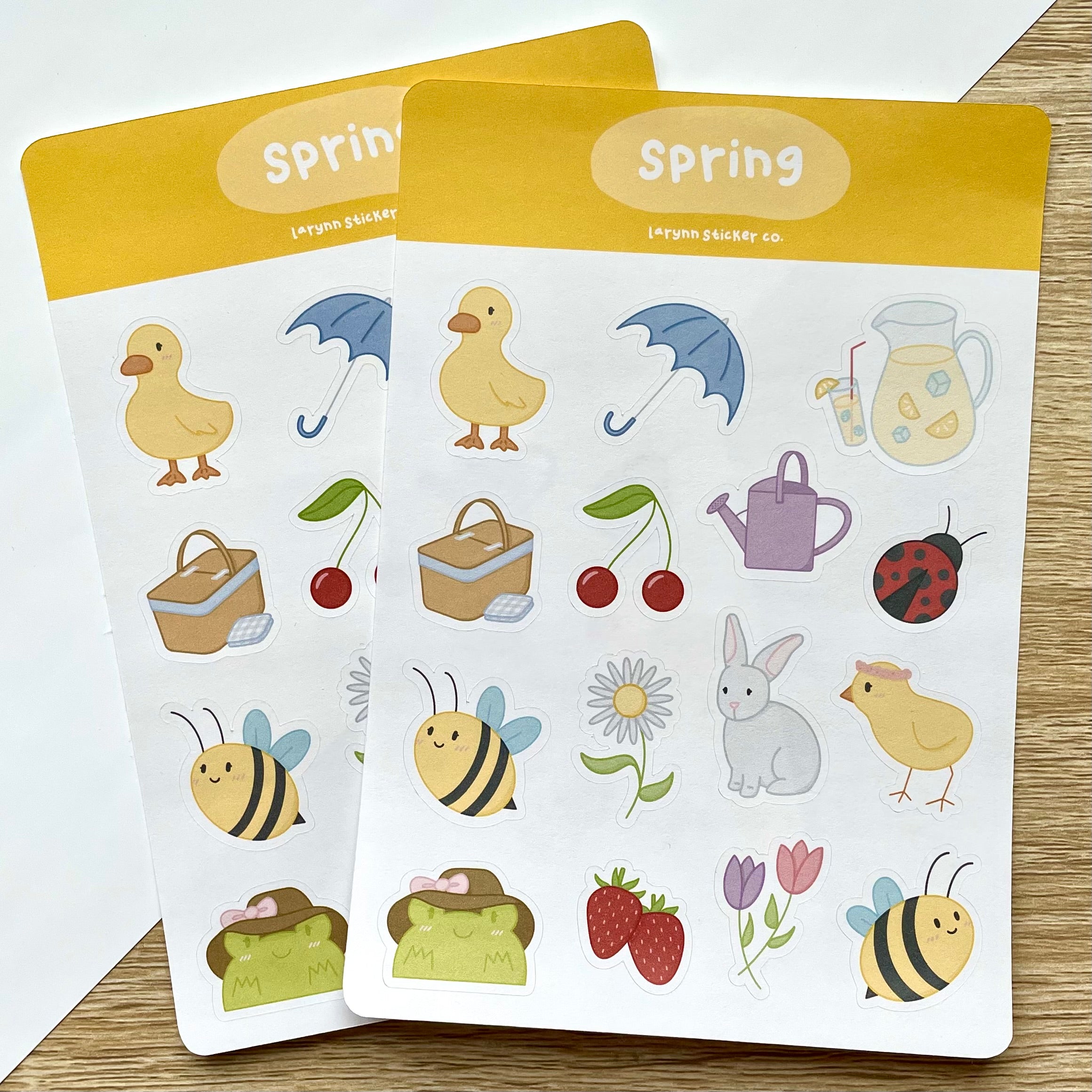 Spring Sticker Sheet – LaRynn Sticker Co.