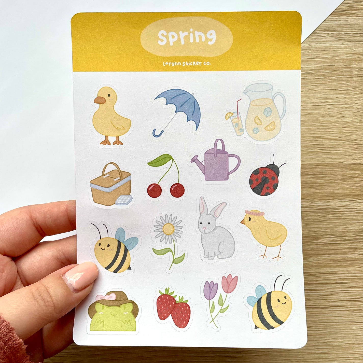 Spring Sticker Sheet – LaRynn Sticker Co.