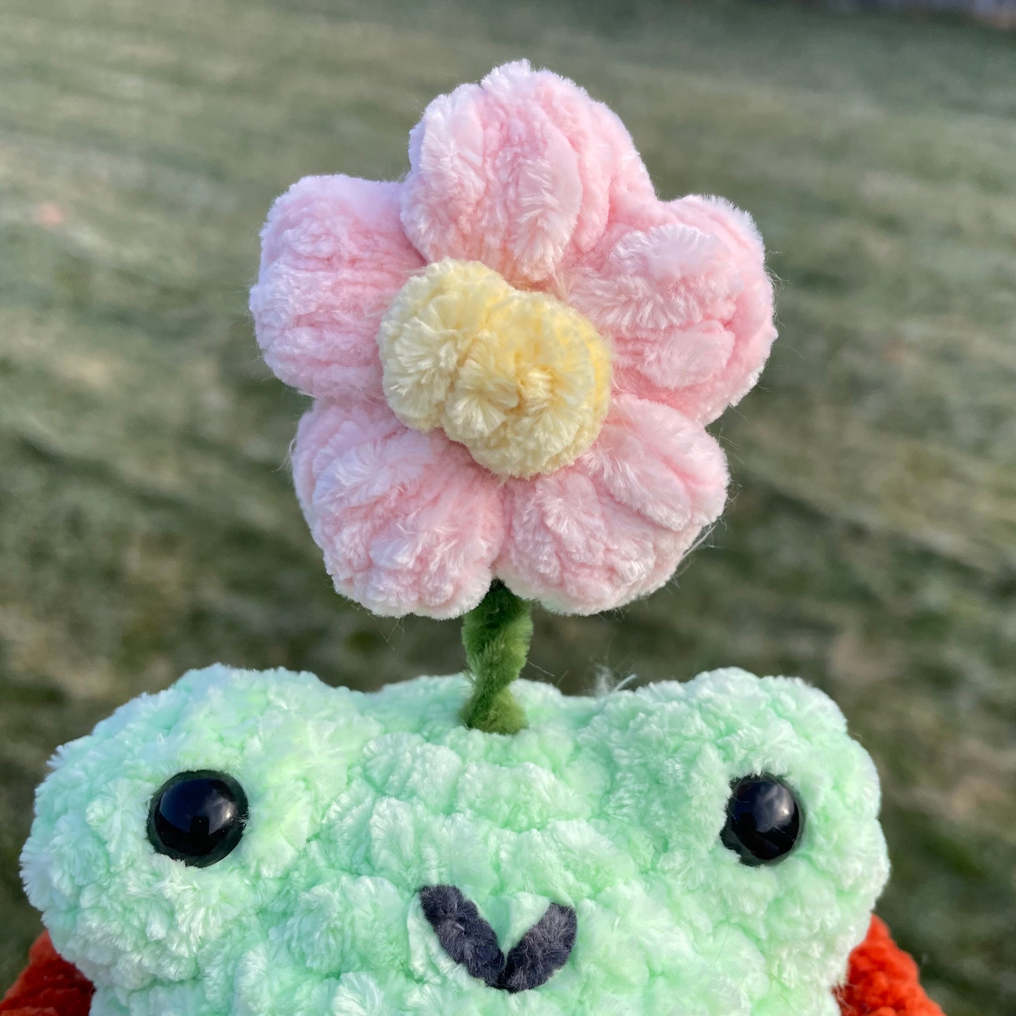 Keep on Growing Frog Plushie – LaRynn Sticker Co.