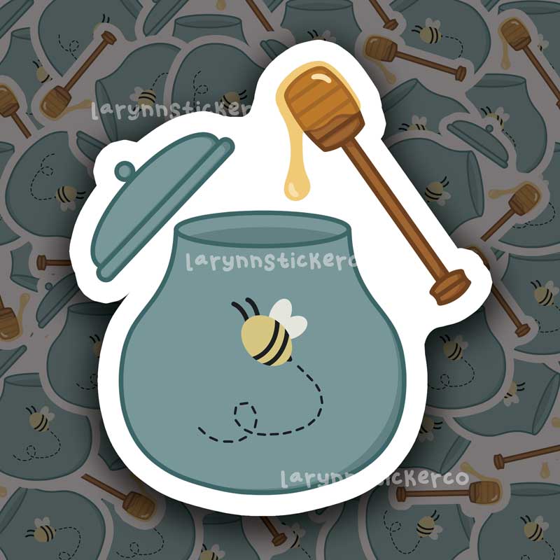 Honeypot Sticker – LaRynn Sticker Co.